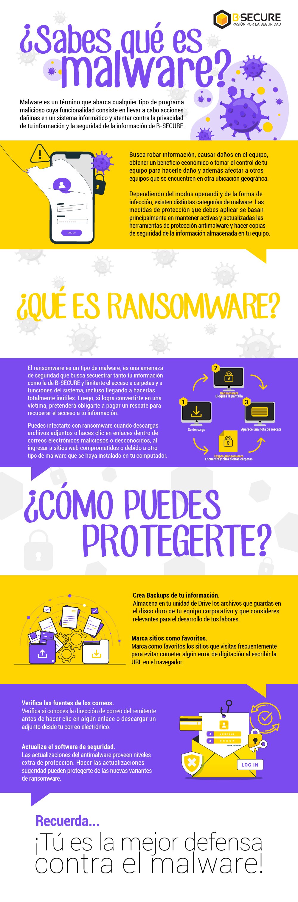 Infografía | Conoce todo acerca del malware